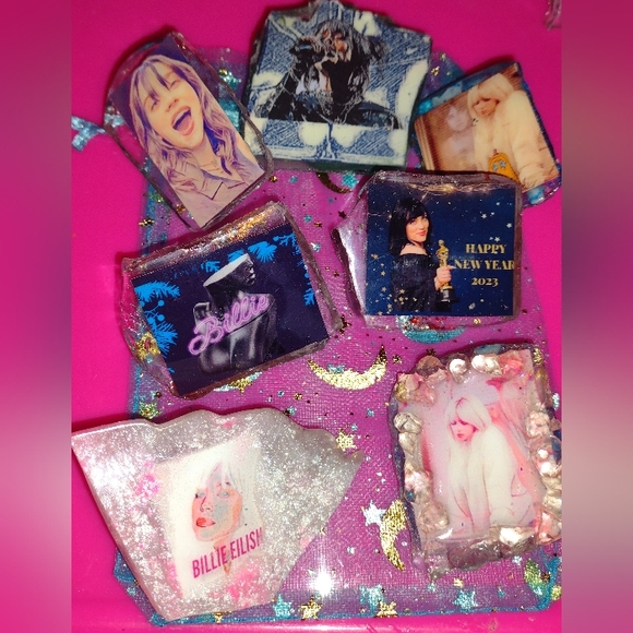 Hand Crafted | Other | 7 Billie Eilish Designer Handmade Pins | Poshmark